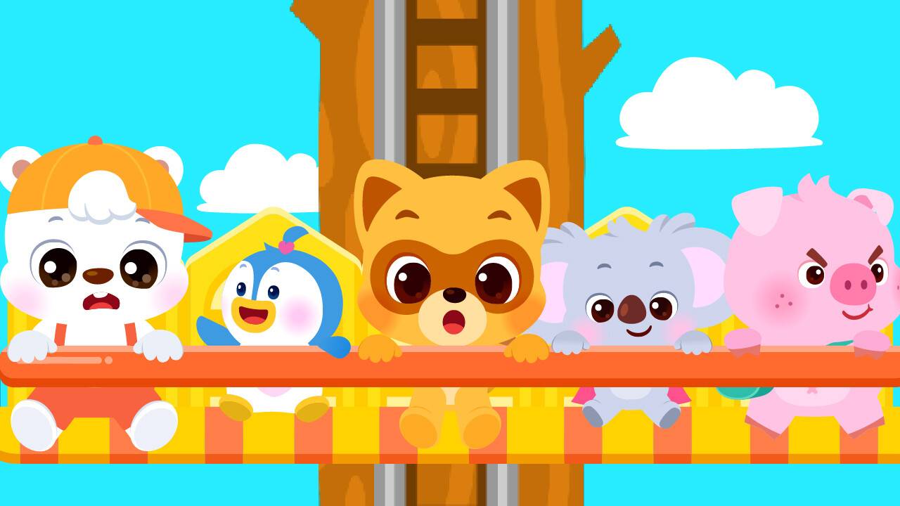 Lotty Friends - Theme Park Songs - Up Up, Up We Go! (2024) | Vidio
