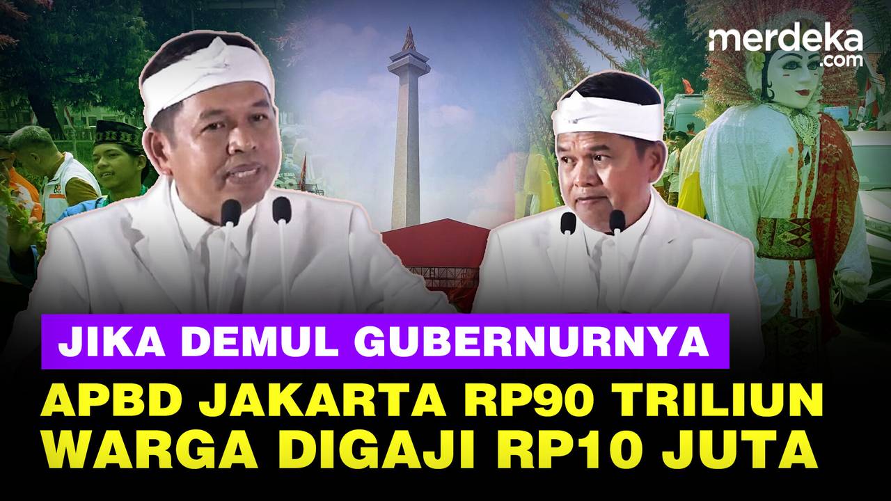 Enteng Demul Jika Jadi Gubernur Jakarta: APBD Rp90 Triliun, Gaji Kepala ...