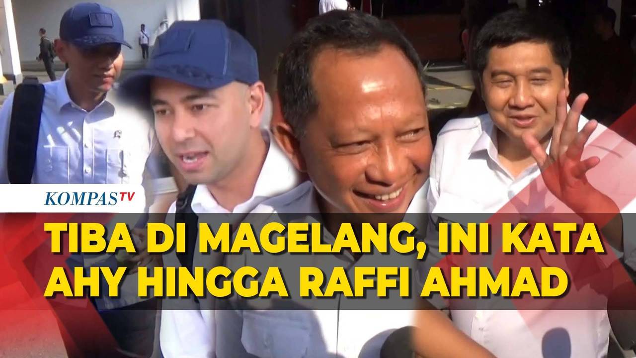 [FULL] Kata AHY, Raffi Ahmad hingga Maruarar Sirait Usai Tiba di ...