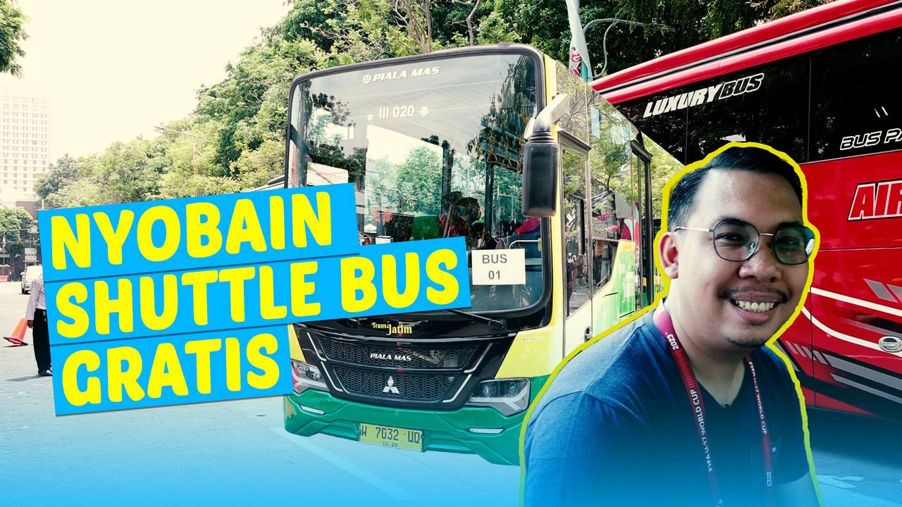 Nyobain Shuttle Bus Piala Dunia U-17, Sekaligus Ngobrol dengan Keluarga ...
