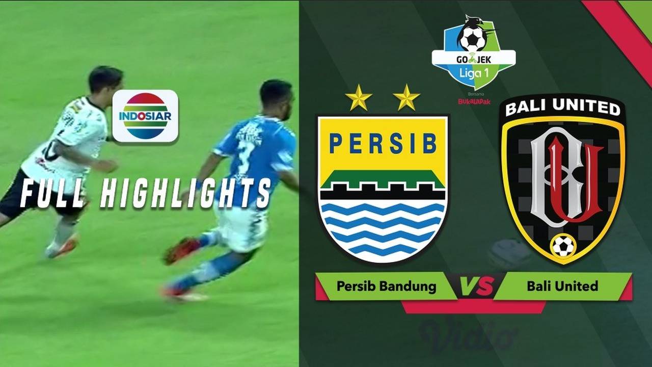 PERSIB Bandung (1) vs (1) BALI UNITED - Full Highlight | Go-Jek Liga 1 ...