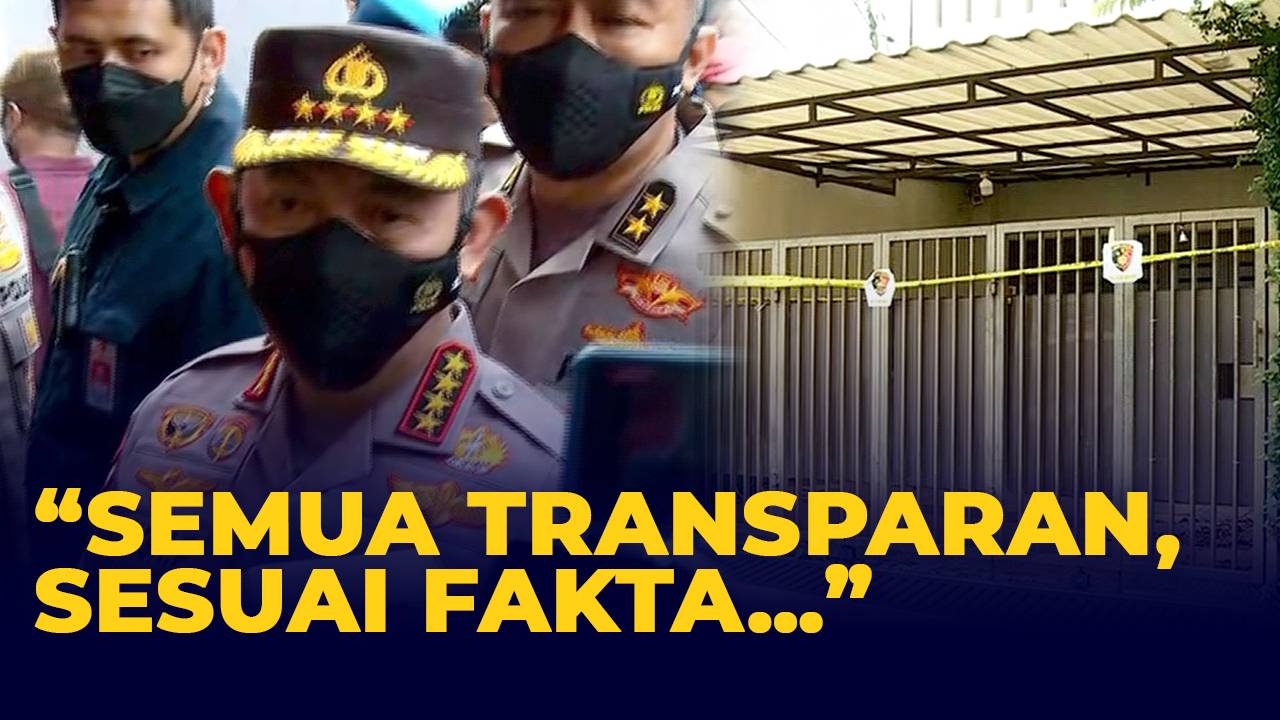 Kapolri Soal Rekonstruksi Kasus Pembunuhan Brigadir J, Janji Transparan dan Sesuai Fakta ...