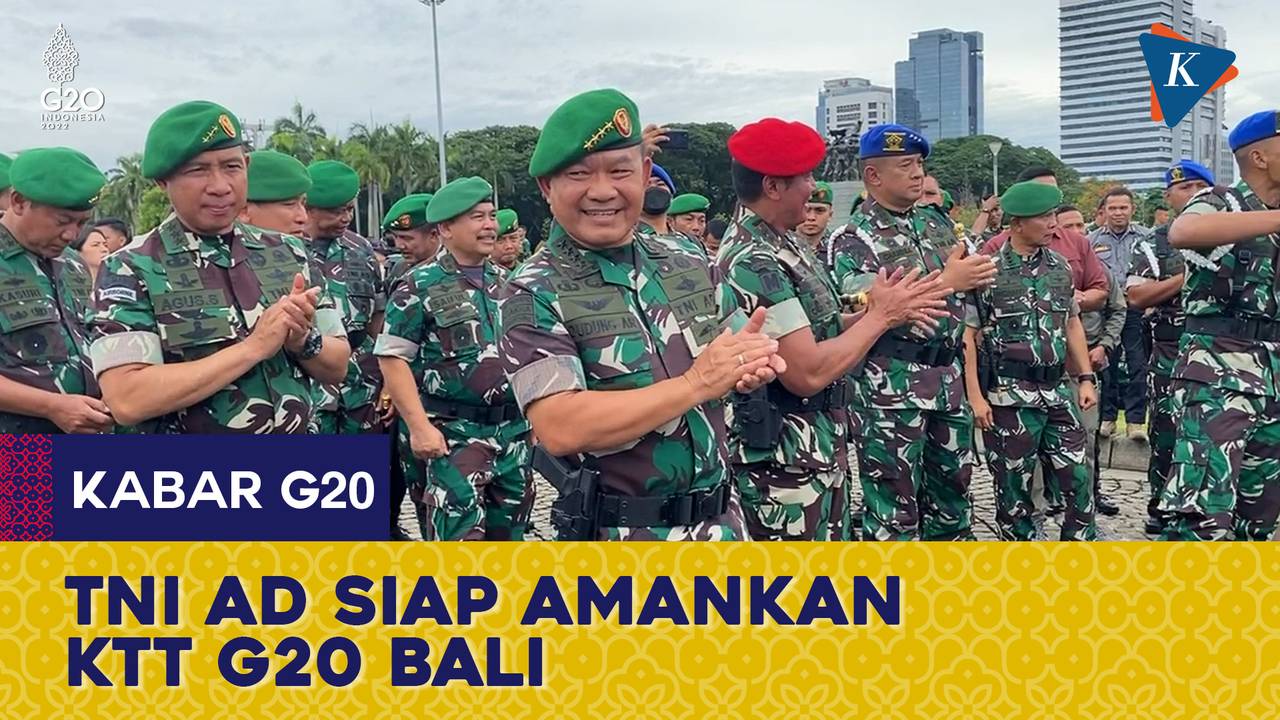 KSAD Dudung Pastikan TNI AD Siap Amankan KTT G20 Bali - Kompascom | Vidio