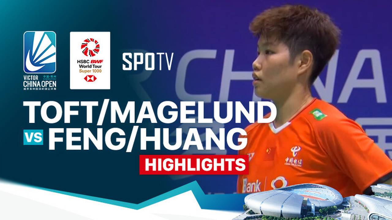 Jesper Toft/Amalie Magelund (DEN) vs Feng Yan Zhe/Huang Dong Ping (CHN ...