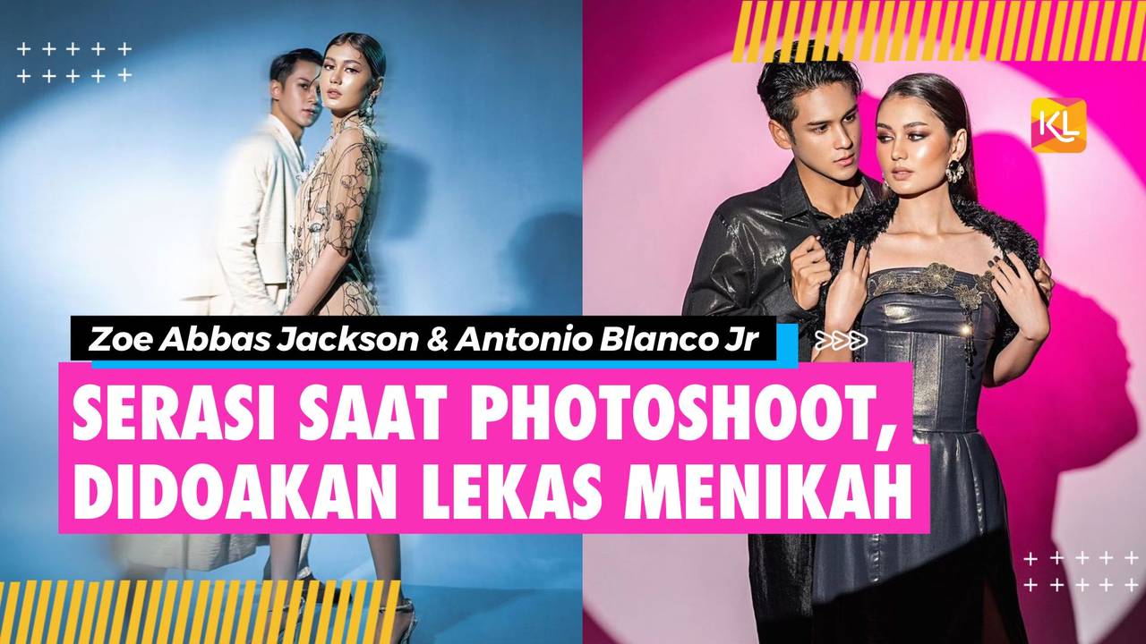 8 Potret Zoe Abbas Jackson dan Antonio Blanco Jr Serasi Saat Photoshoot ...