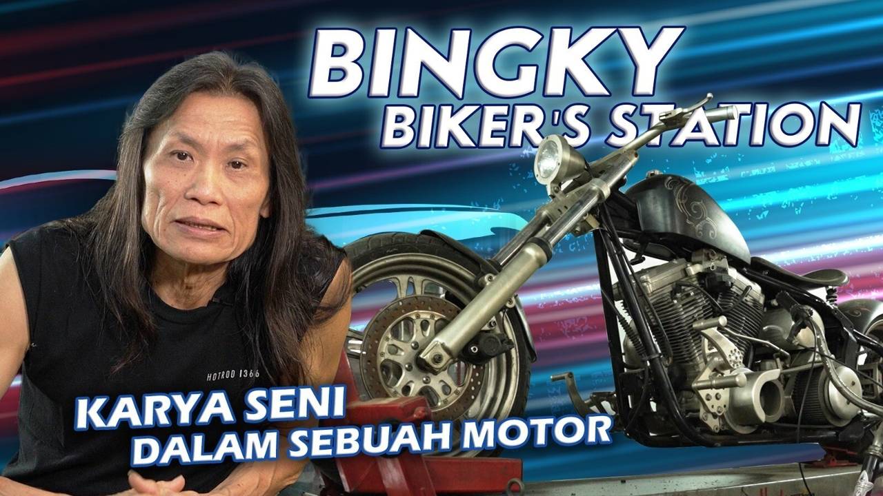 Bingky Biker's Station Sang Seniman Custom Motor | Vidio