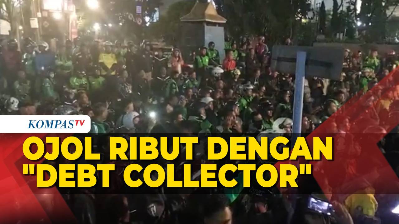 Pengambilan Paksa Motor, Ojol Bentrok dengan Debt Collector - Kompas TV ...