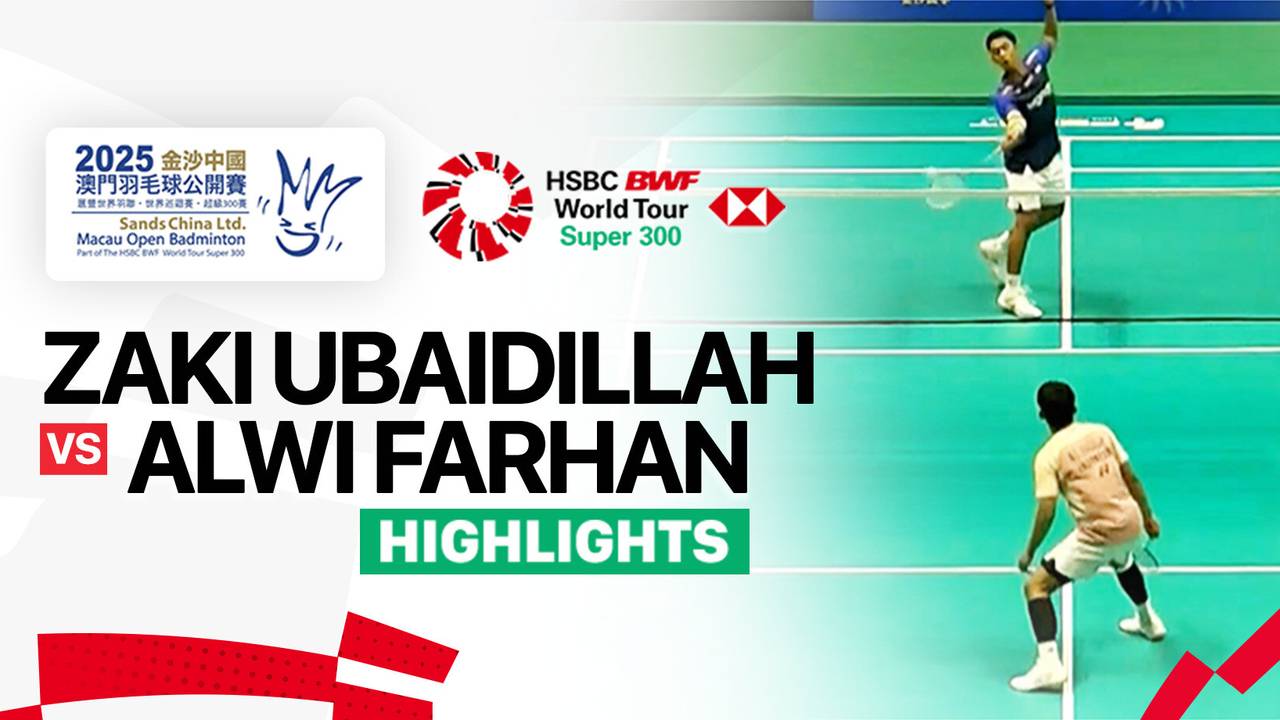 Moh. Zaki Ubaidillah (INA) vs Alwi Farhan (INA) - Highlight | Sands China LTD Macau Open 2025