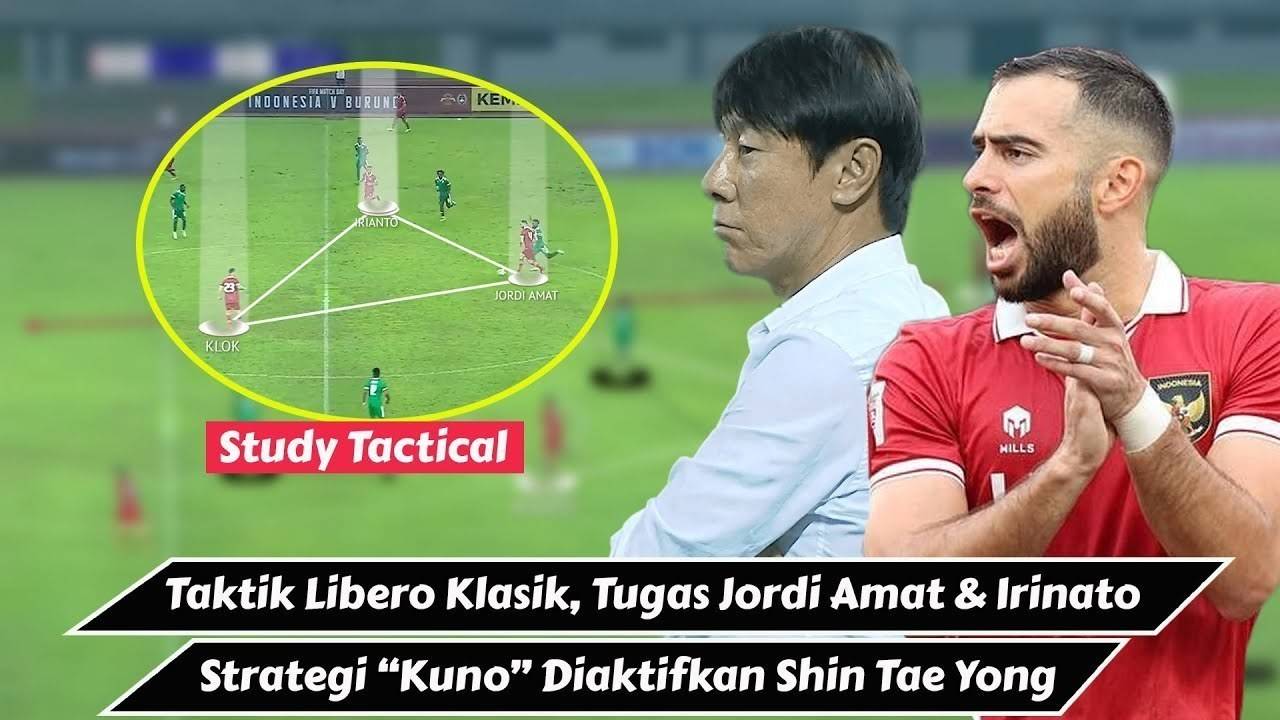 Taktik "Kuno" Timnas Indonesia Bersama Shin Tae Yong, Jordi Amat & Rachmat Irianto Jadi Libero ...