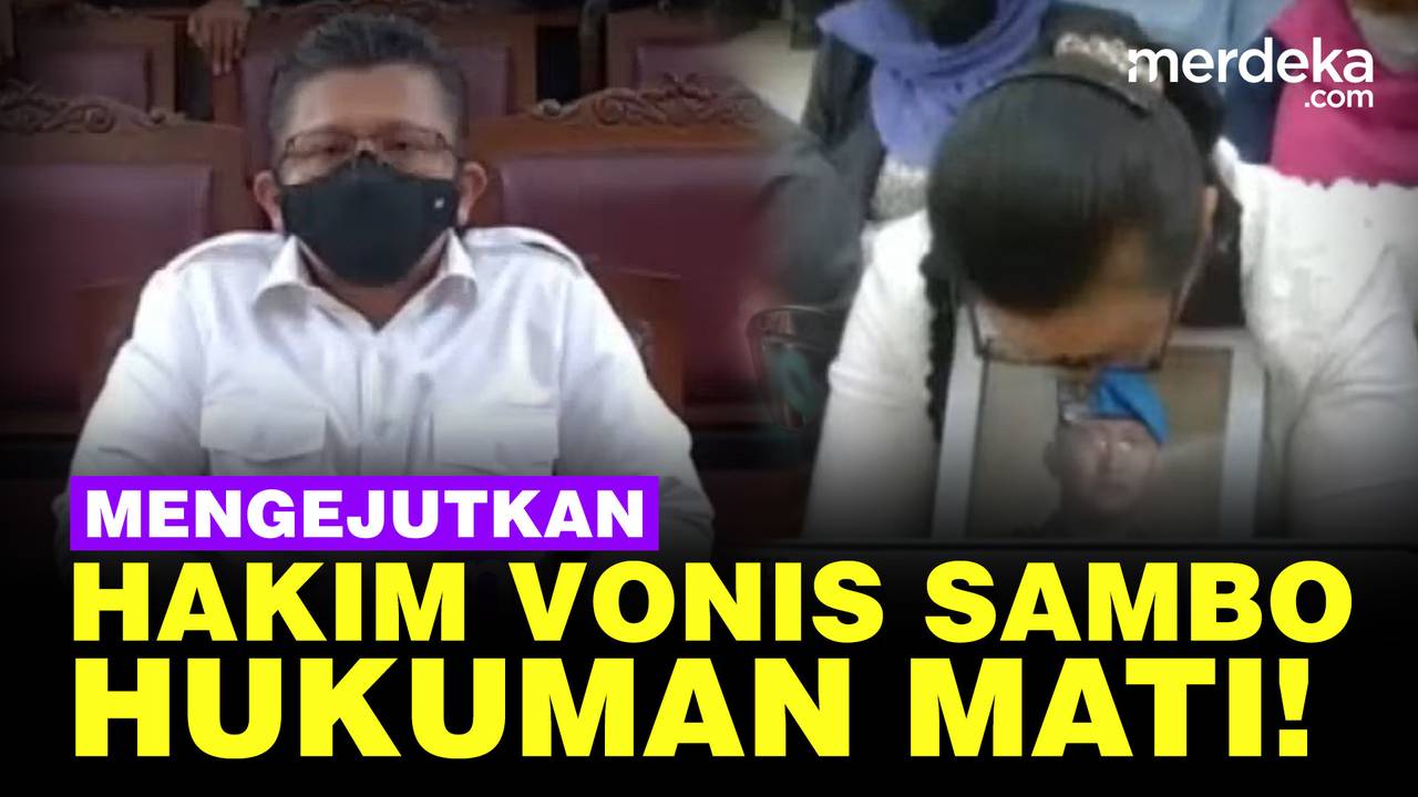 [FULL] Detik-Detik Tegang Hakim Vonis Ferdy Sambo Hukuman Mati ...