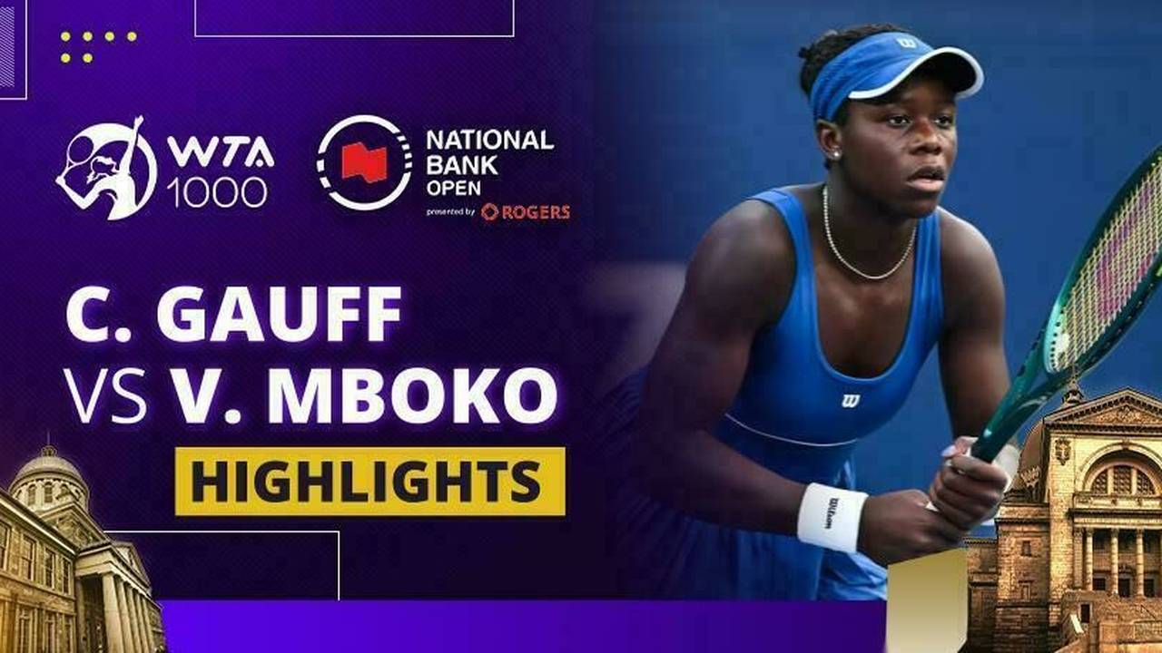 Coco Gauff vs Victoria Mboko - Highlight | WTA 1000: Omnium Banque 2025