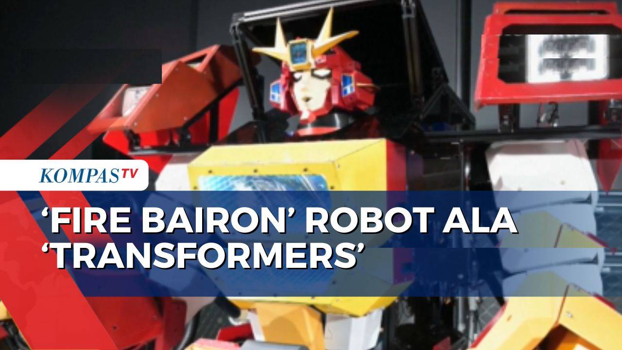 Canggih! Begini Penampakan 'Fire Bairon' Robot Ala 'Transformers ...