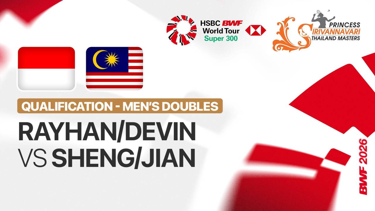 Ali Faathir Rayhan/Devin Artha Wahyudi (INA) vs Lau Yi Sheng/Lim Tze ...
