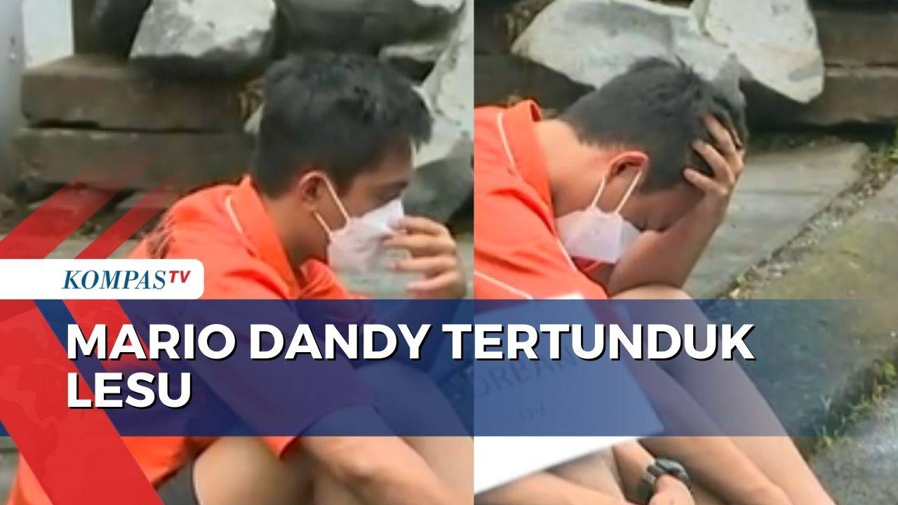 Mario Dandy Tertunduk Lesu Di Tengah Rekonstruksi Penganiayaan David