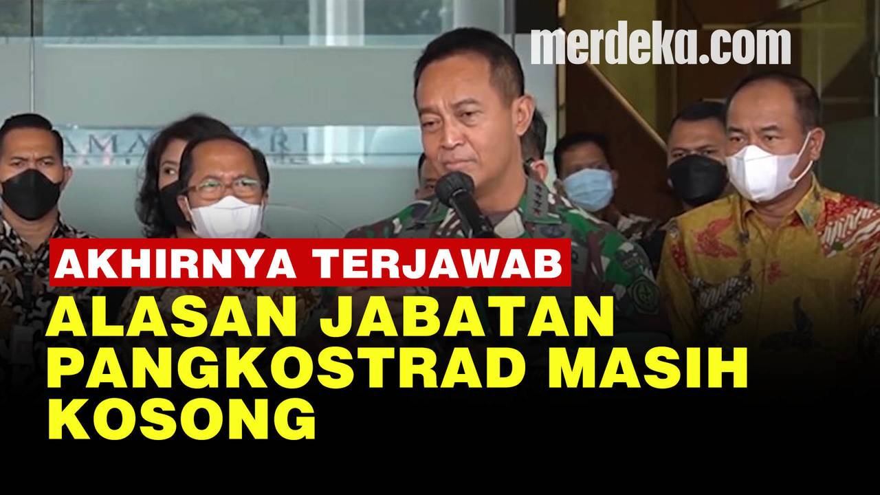 Panglima TNI Andika Akhirnya Buka-Bukaan soal Pangkostrad dan 28 ...