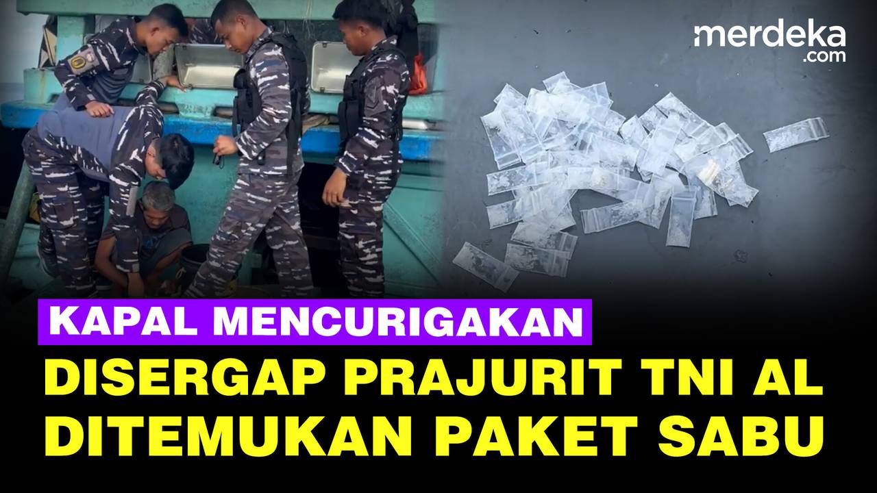 Detik-Detik Anggota TNI AL di KRI Surik Sergap Kapal Mencurigakan ...