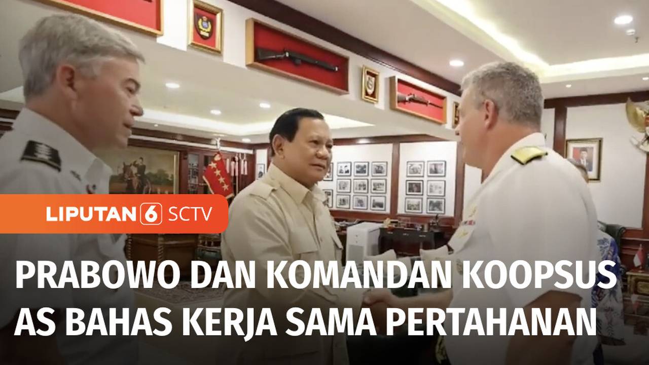 Prabowo Terima Kunjungan Komandan Koopsus AS, Bahas Kemitraan Bidang ...