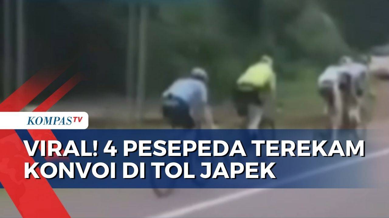 Jangan Ditiru! Aksi 4 Pesepeda Konvoi di Ruas Tol Jakarta-Cikampek ...