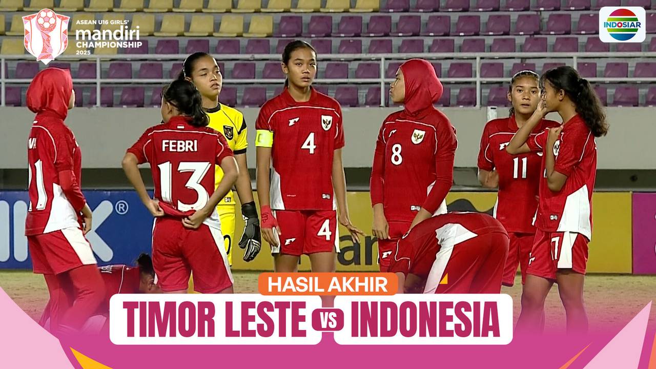 Timor Leste VS Indonesia - Hasil Pertandingan AFF U-16 Girls Mandiri ...
