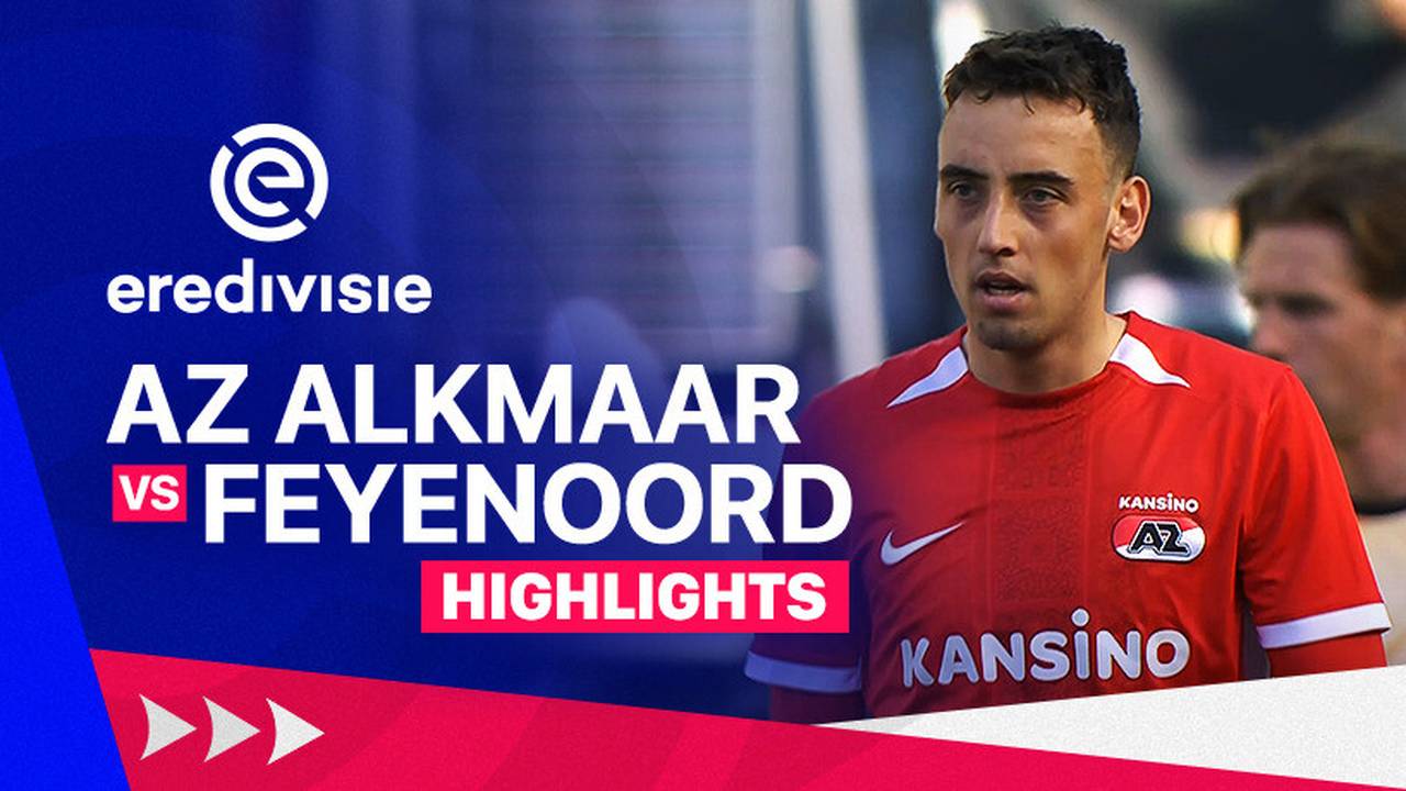 AZ Alkmaar vs Feyenoord - Highlights | Eredivisie 24/25 | Vidio
