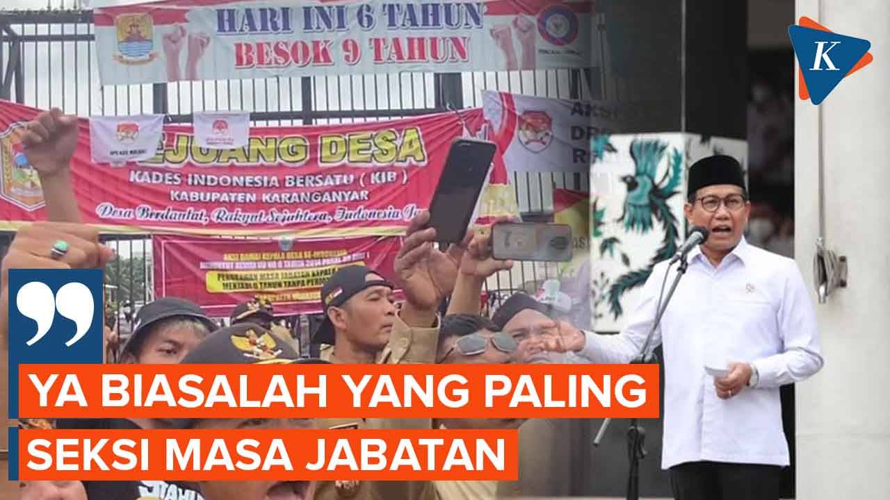 Mendes Buka Suara soal Masa Jabatan Kades yang Jadi Polemik - Kompascom ...