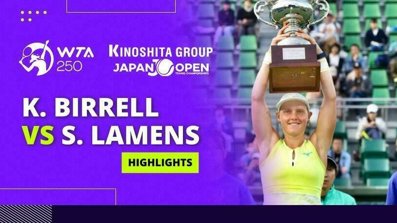 Final: Kimberly Birrell vs Suzan Lamens - Highlights | WTA Kinoshita ...