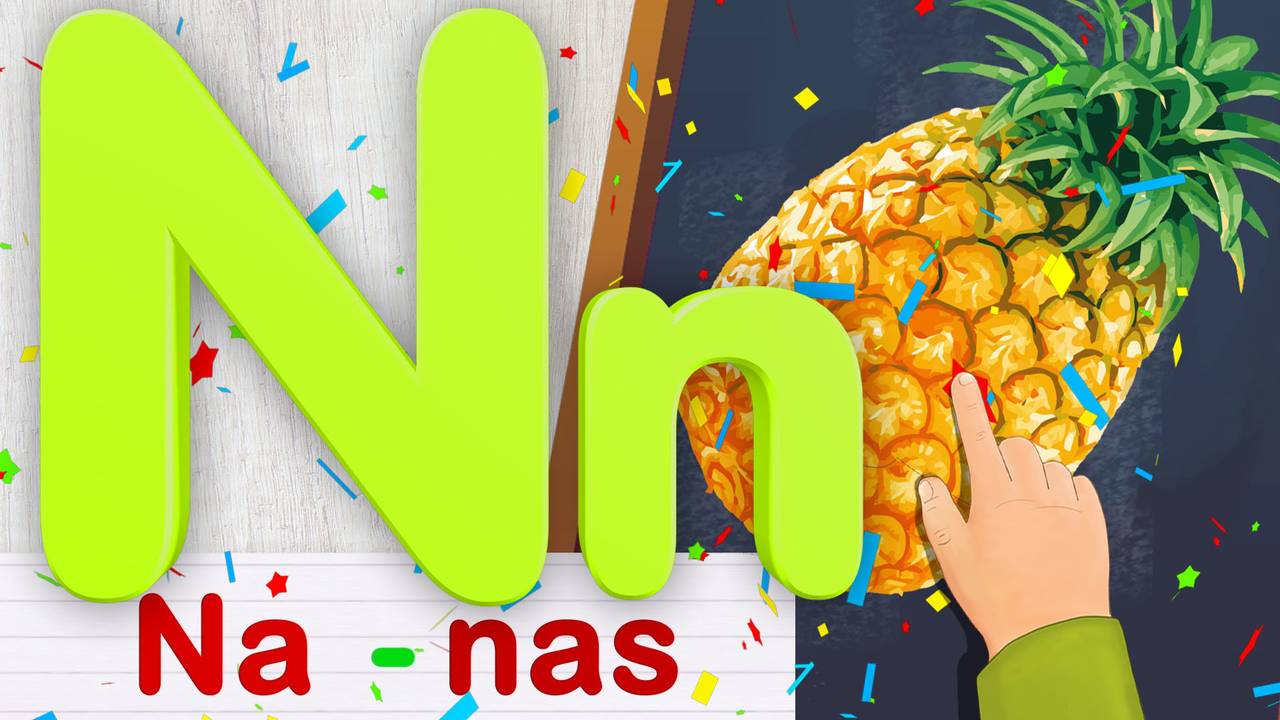 Sarah Playschool - Belajar Alfabet - Belajar huruf N untuk anak PAUD/TK ...