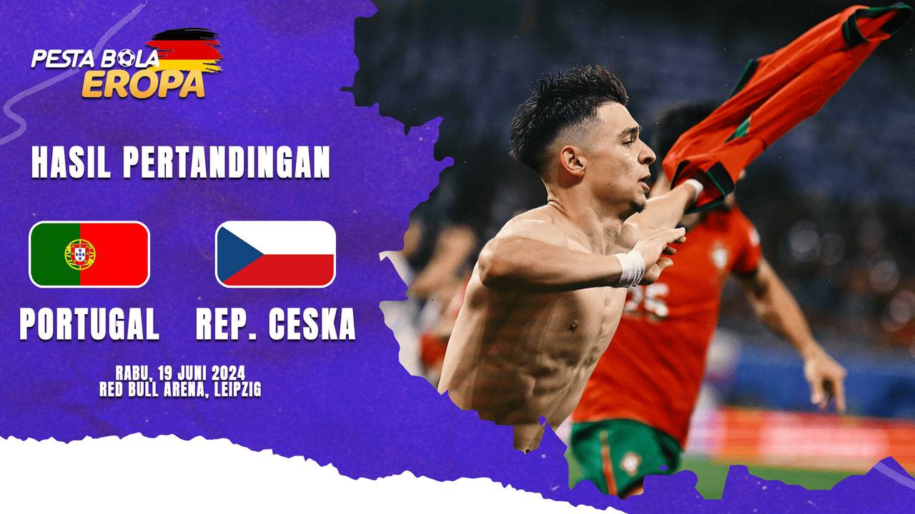 Portugal Menang Dramatis atas Rep Ceska di Euro 2024, Cristiano Ronaldo ...