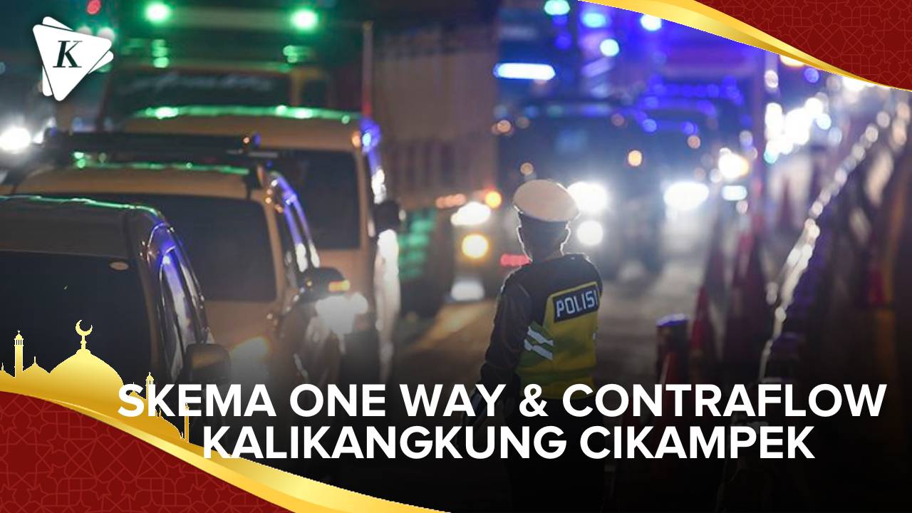 Simak Skema One Way dan Contraflow di Tol Kalikangkung-Cikampek Selama ...