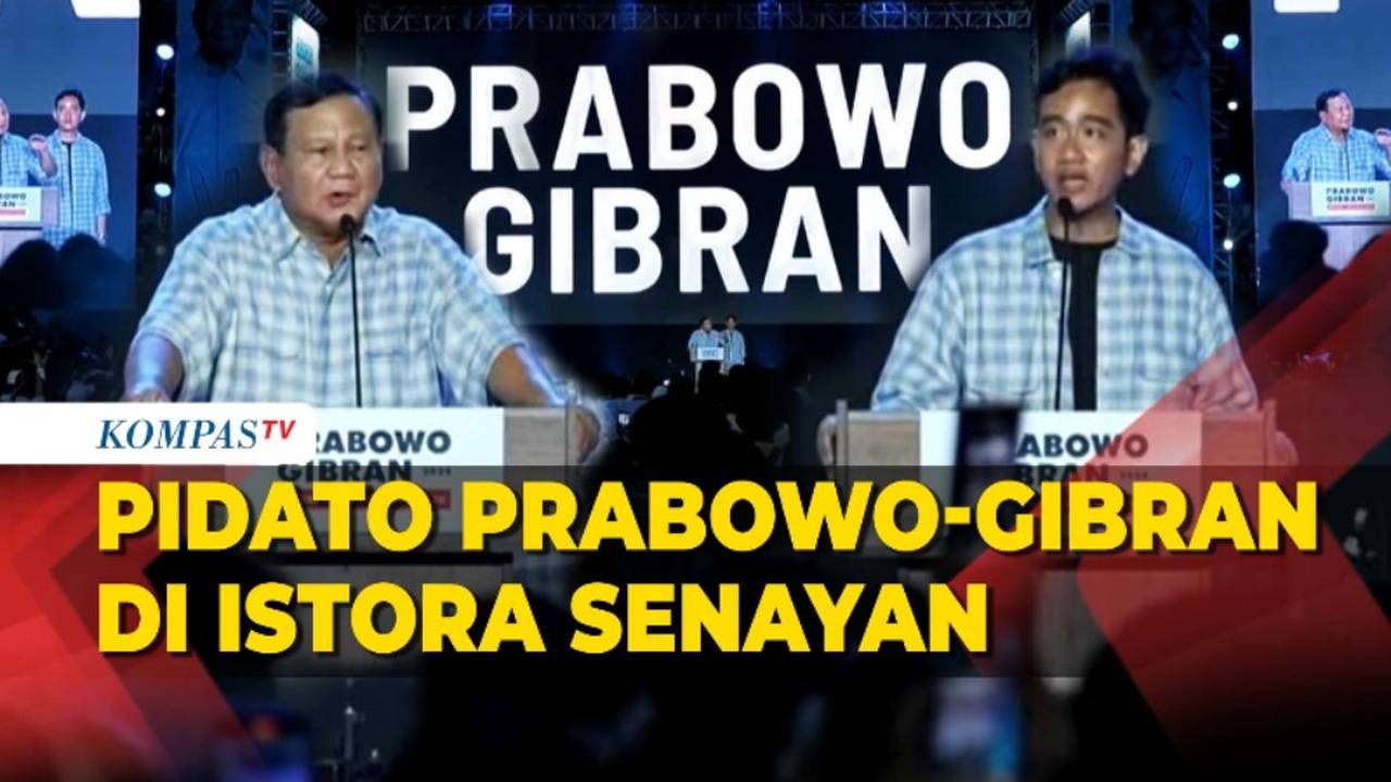 [FULL] Pidato Prabowo dan Gibran Tanggapi Hasil Quick Count di Istora ...