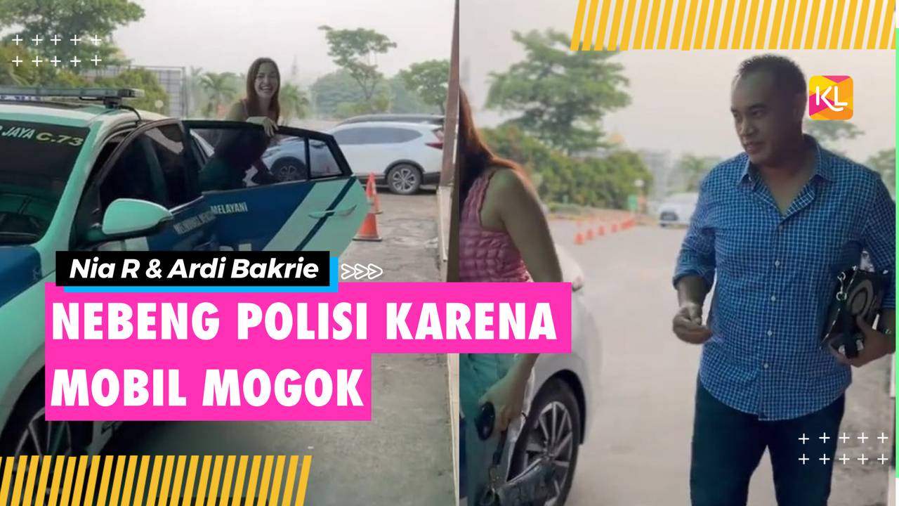 Tajir Melintir, Potret Nia Ramadhani dan Ardi Bakrie Nebeng Polisi Gara ...