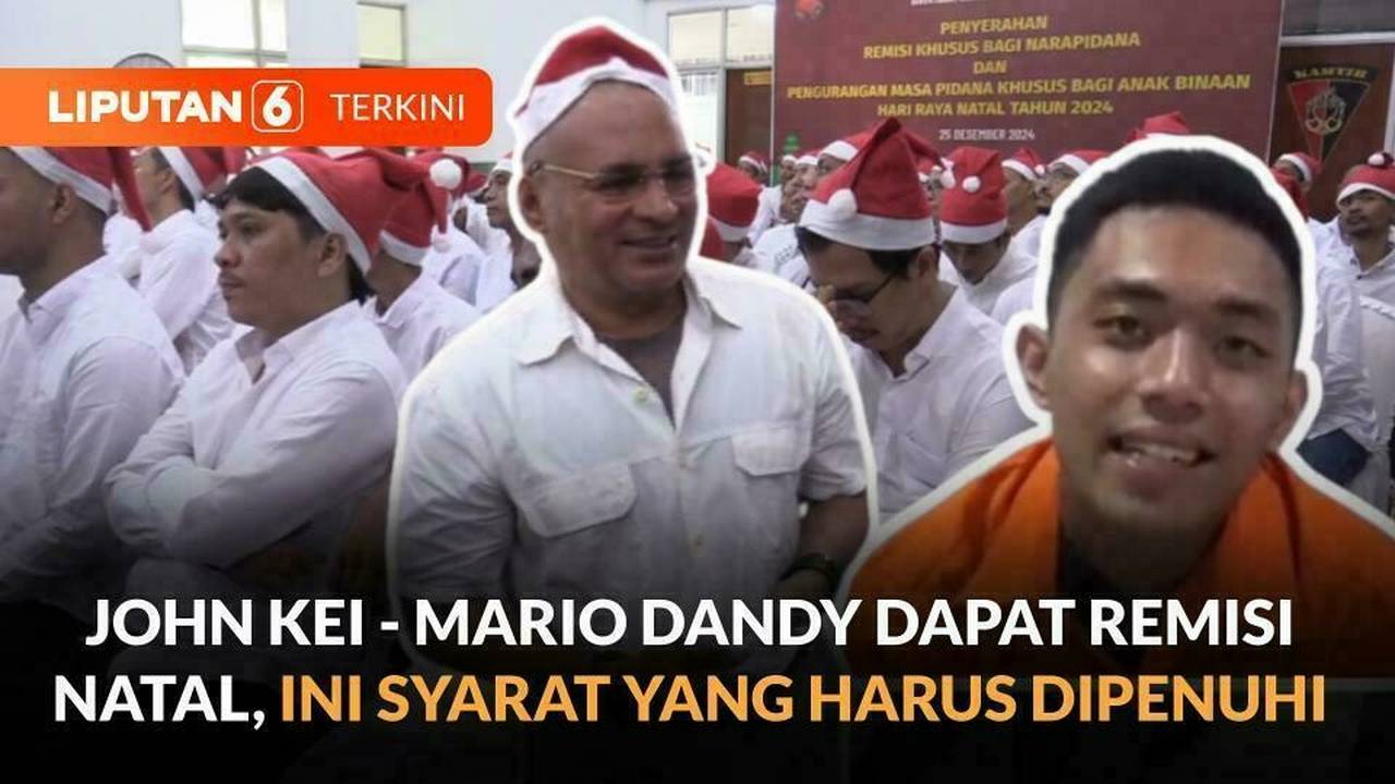 John Kei dan Mario Dandy Termasuk 687 Napi di Jakarta Dapat Remisi Natal, Apa Syaratnya ...