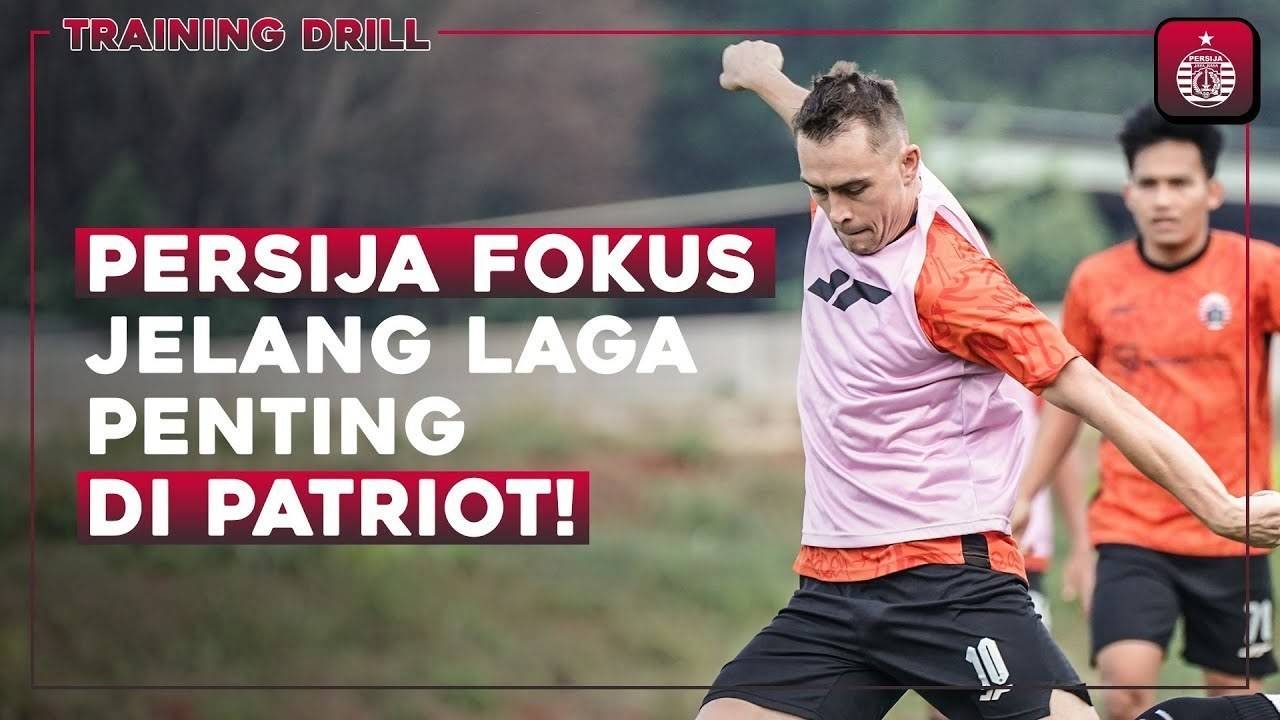 Skuad Persija Fokus Laga Penting di Patriot | Training Drill | Vidio