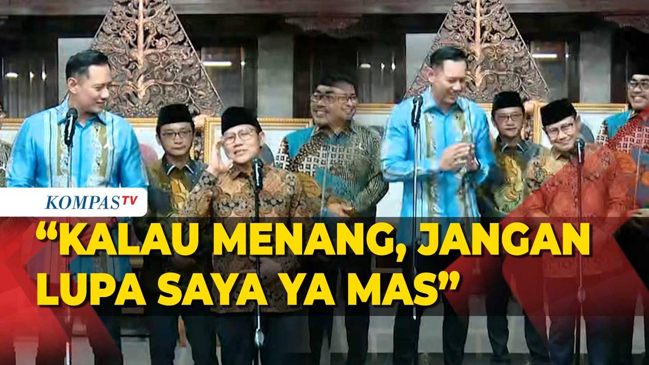 Kelakar Cak Imin ke AHY soal Pilpres 2024: Kalau Menang, Jangan Lupa ...