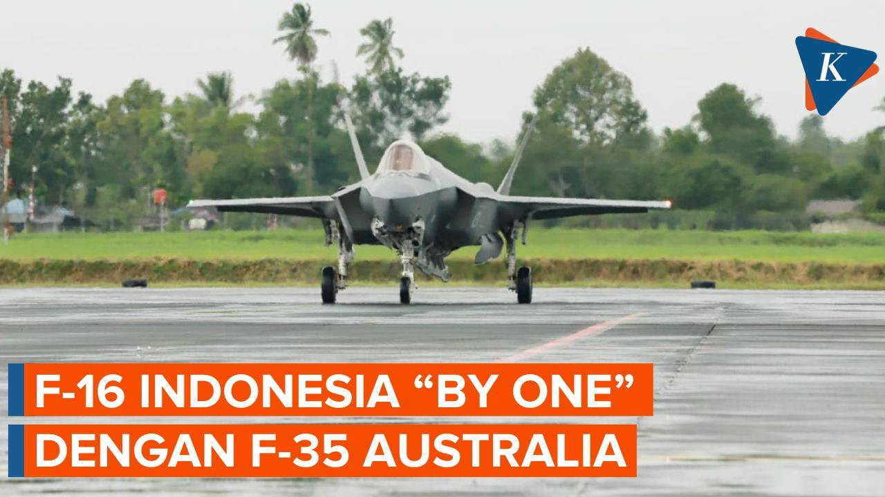 F-35 Australia Pamer Kekuatan di Langit Indonesia, Satu Lawan Satu dengan F-16 TNI AU ...