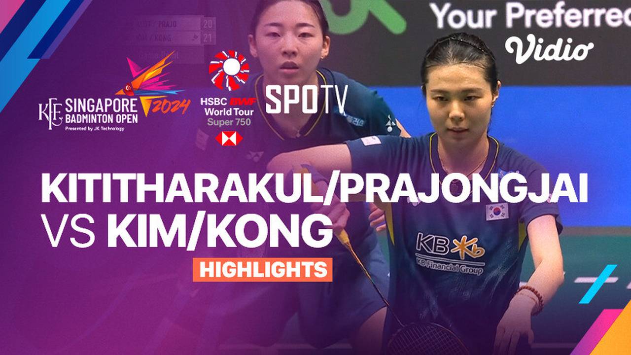 Jongkolphan Kititharakul/Rawinda Prajongjai (THA) vs Kim So Yeong/Kong ...