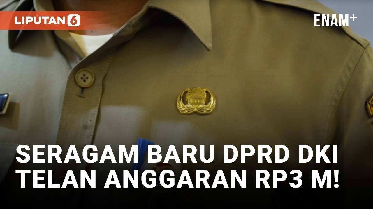 Dilengkapi Pin Emas, Seragam Baru Anggota DPRD DKI Jakarta Habiskan ...