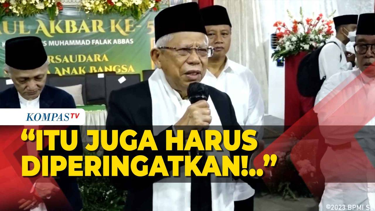 Wapres Maruf Amin Tanggapi Kunjungan Menteri Israel ke Komplek Masjid ...