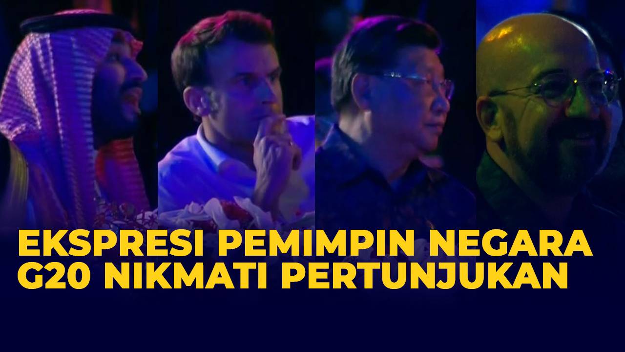 Ekspresi Para Pemimpin Negara G20 Nikmati Pertunjukan Budaya Saat Gala ...