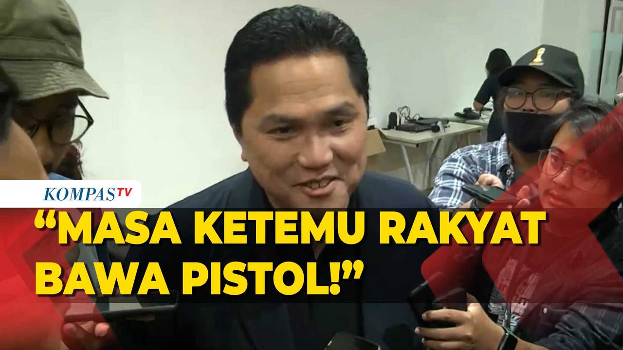 Erick Thohir Angkat Bicara Soal Pistol Dirut BUMN Meletus di Bandara ...