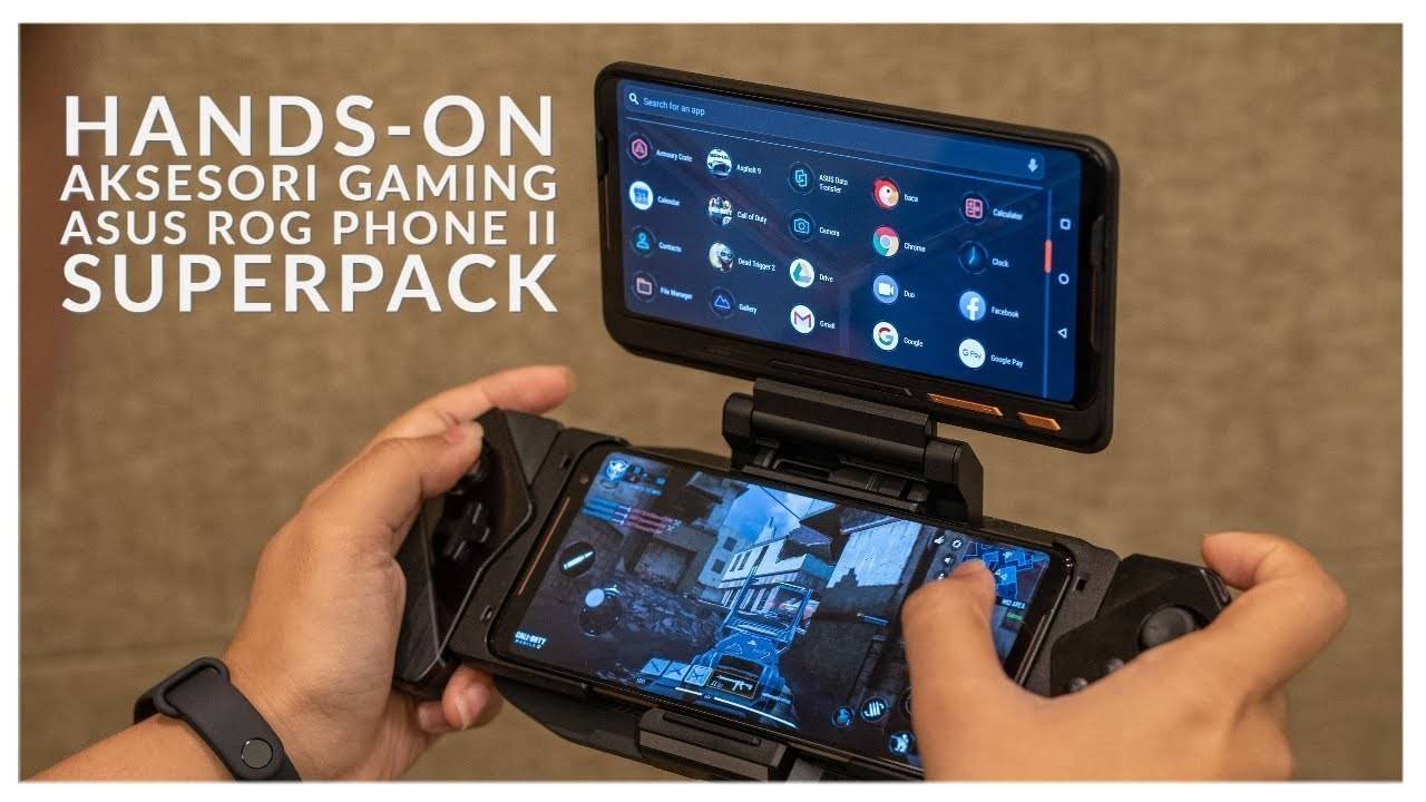 Hands-on Aksesori Gaming ASUS ROG Phone II SuperPack | Vidio