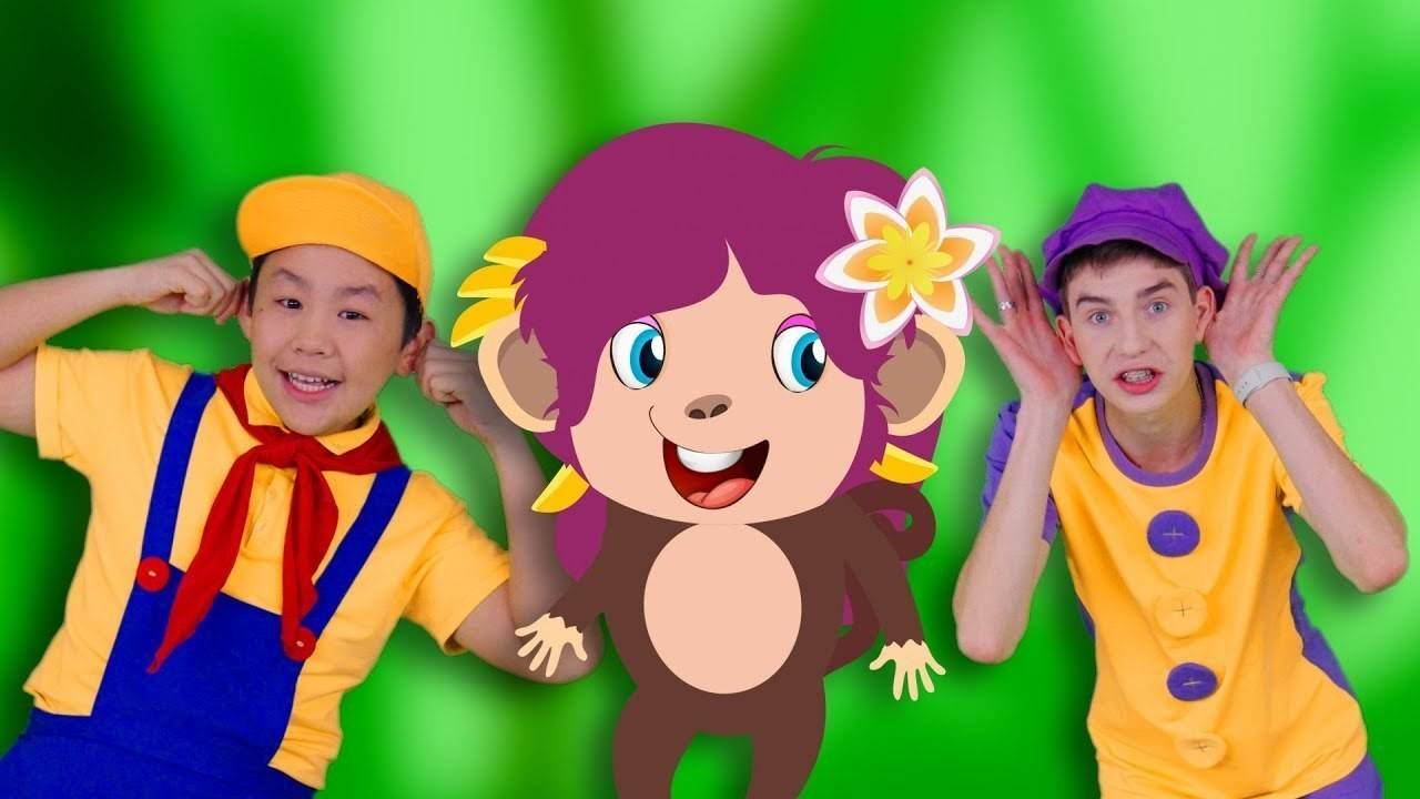 Tari Pisang Monyet | Bayi Monyet | Menari Bersama | Kids Funny Songs ...