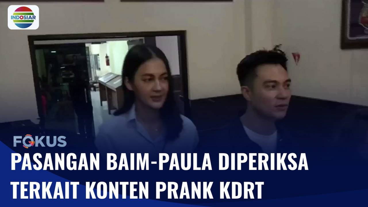 Baim Wong Dan Paula Verhoeven Diperiksa Terkait Konten Prank Kdrt