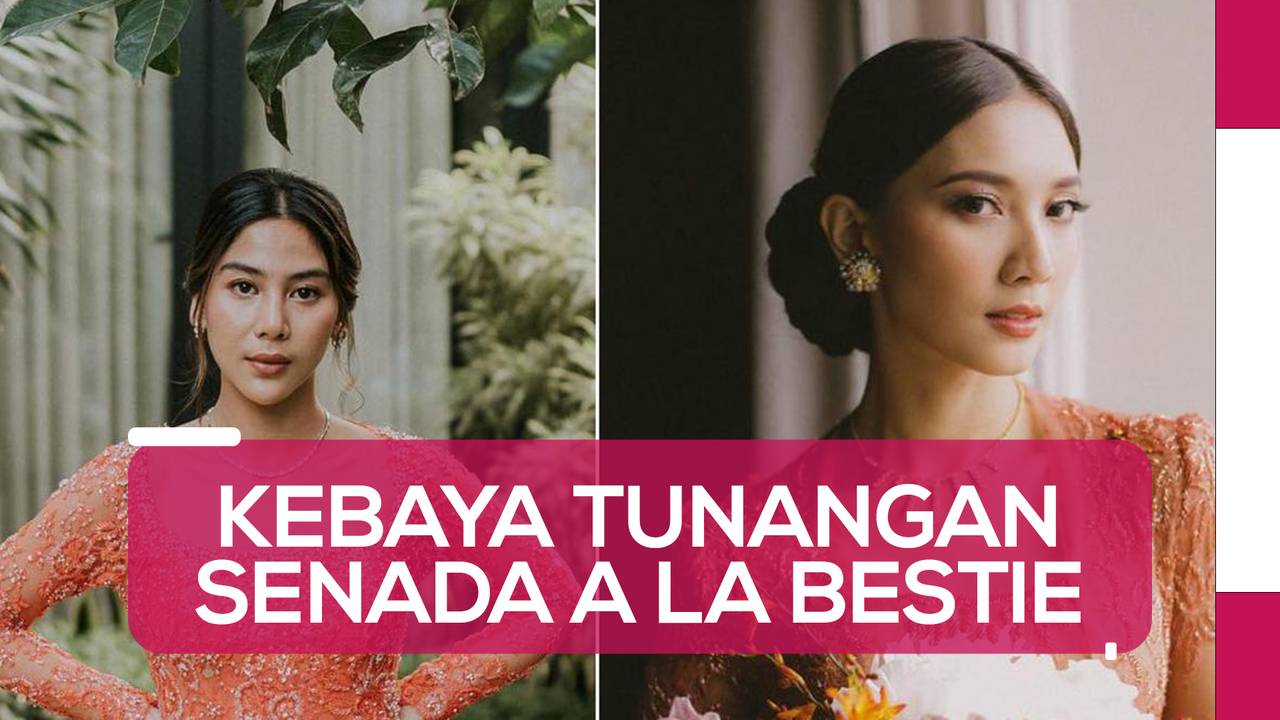 8 Potret Kebaya Tunangan Senada Duo Bestie Adinda Thomas dan Sheila ...