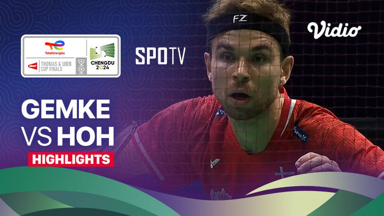 Men's Singles: Rasmus Gemke (DEN) vs Hoh Justin (MAS) - Highlights ...