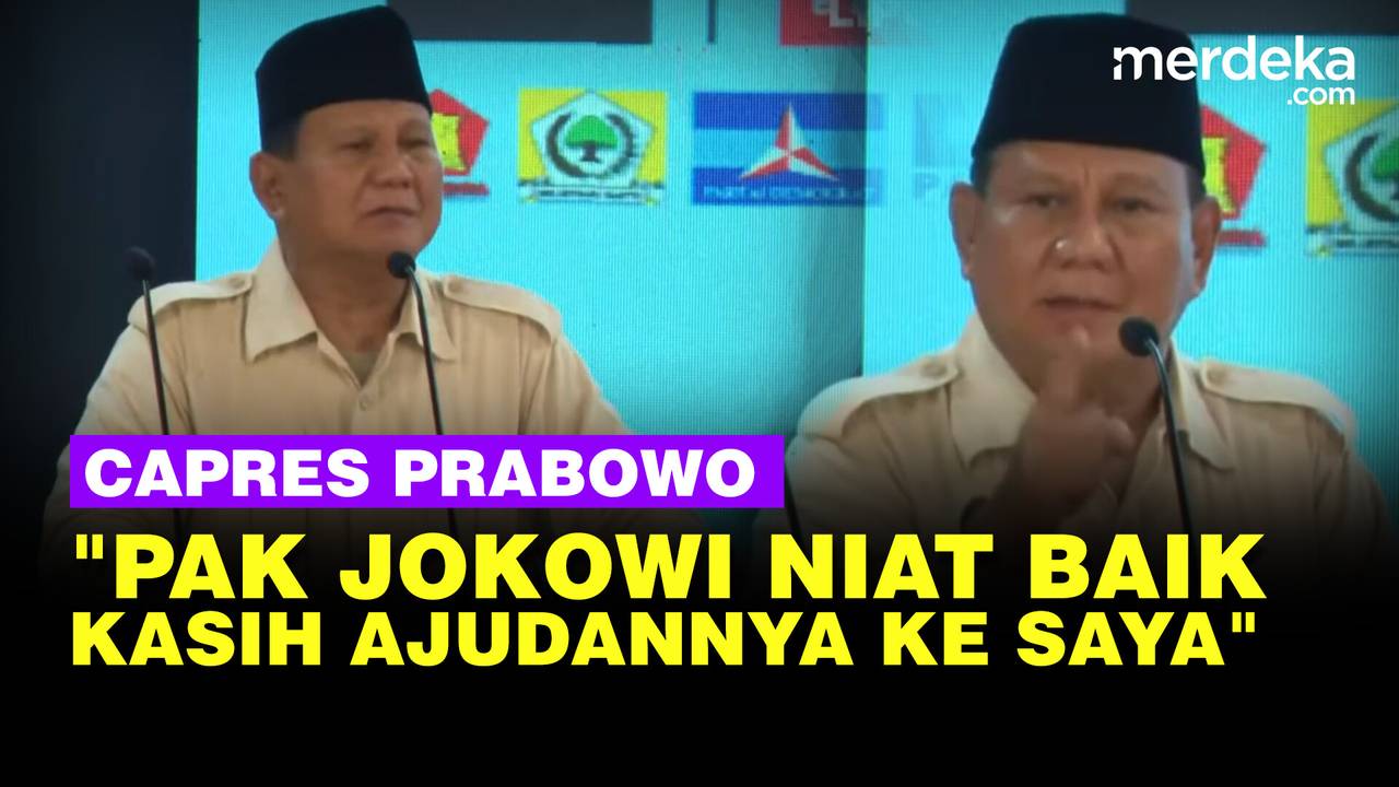 Blak-blakan Capres Prabowo Pak Jokowi Punya Niat Baik Kasih Ajudannya ke Saya - merdeka | Vidio