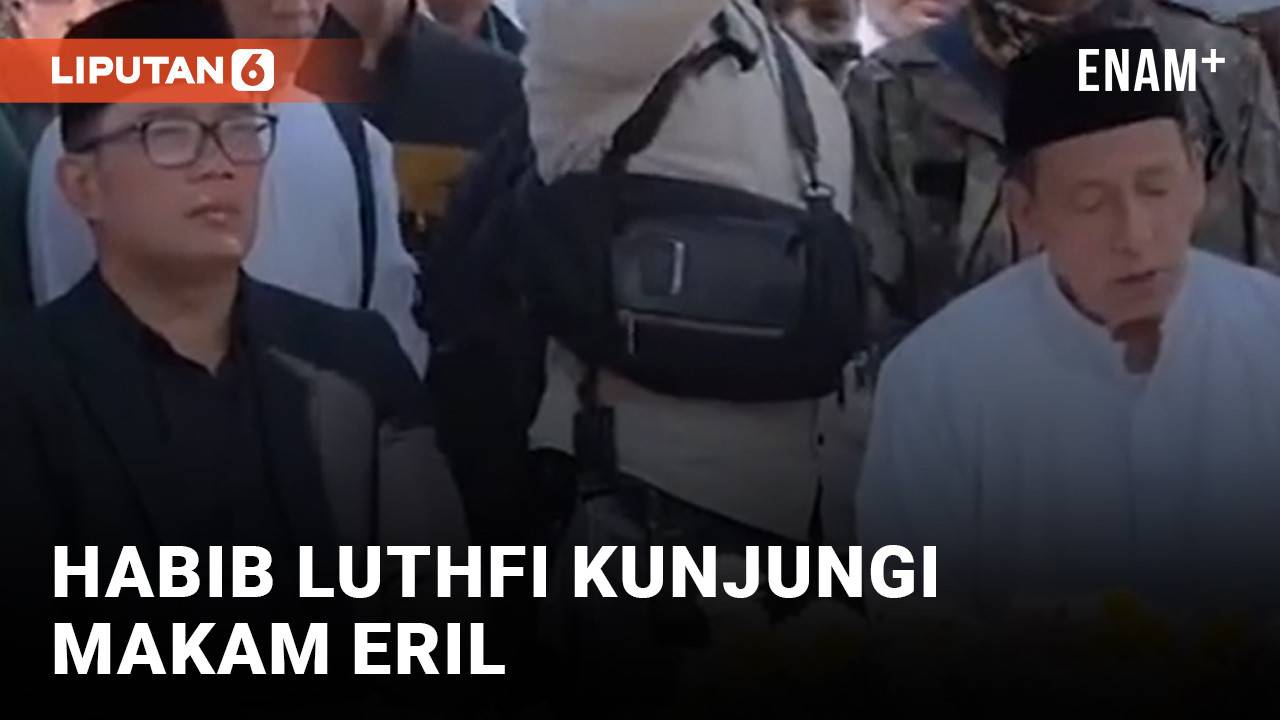 Ditemani Ridwan Kamil, Habib Luthfi Berziarah ke Makam Eril ...