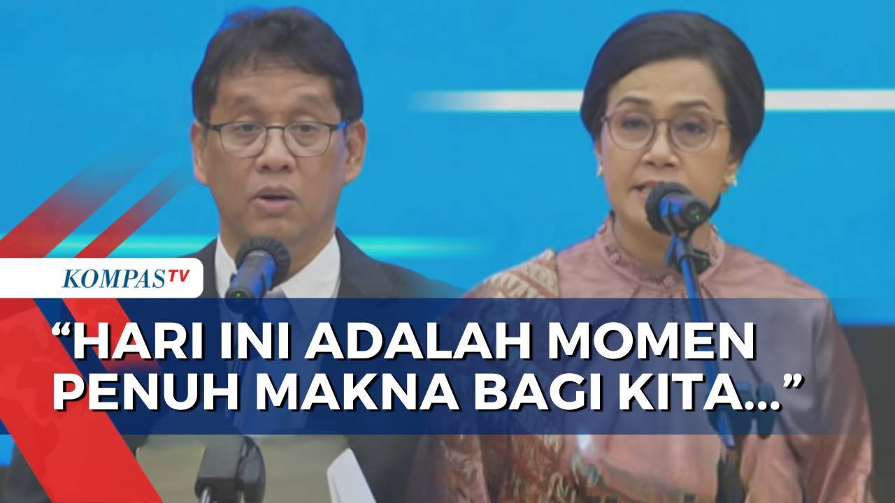 Sederet Poin Pidato Sri Mulyani dan Purbaya Yudhi Sadewa saat Sertijab ...