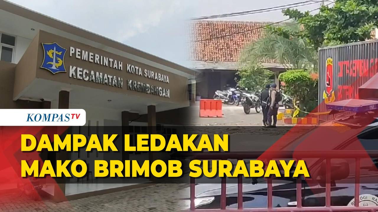 Penampakan Kerusakan Bangunan Sekitar Ledakan Mako Brimob Surabaya ...