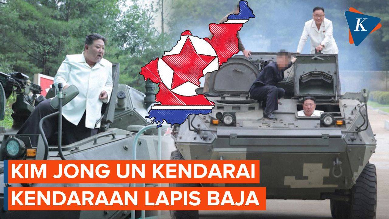 Potret Kim Jong Un Kendarai Kendaraan Lapis Baja - Kompascom | Vidio